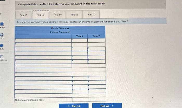 Solved Exercise 6-9 (Static) Variable and Absorption Costing | Chegg.com Solved Exercise 6-9 (Static) Variable and Absorption Costing | Chegg.com