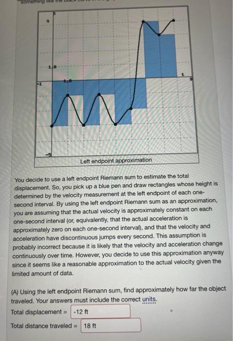 Solved Your task is to estimate how tar an object traweled | Chegg.com