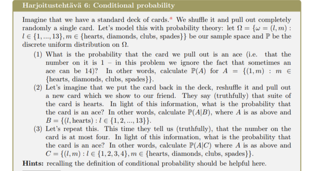 Solved Imagine that we have a standard deck of cards. a We | Chegg.com