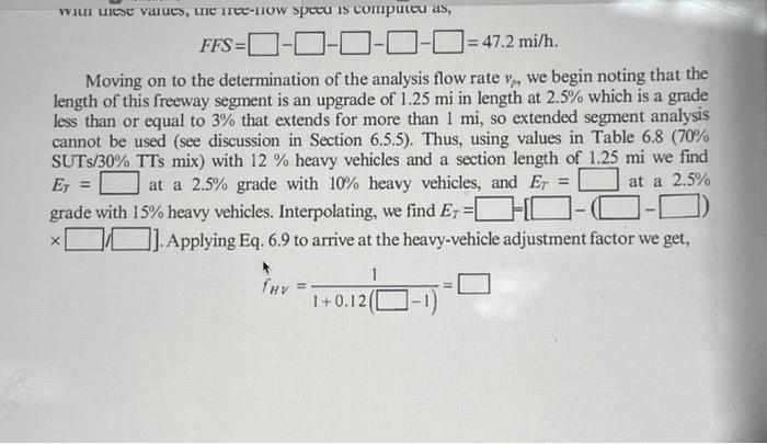 Solved An undivided multilane highway segment has two 11−ft | Chegg.com