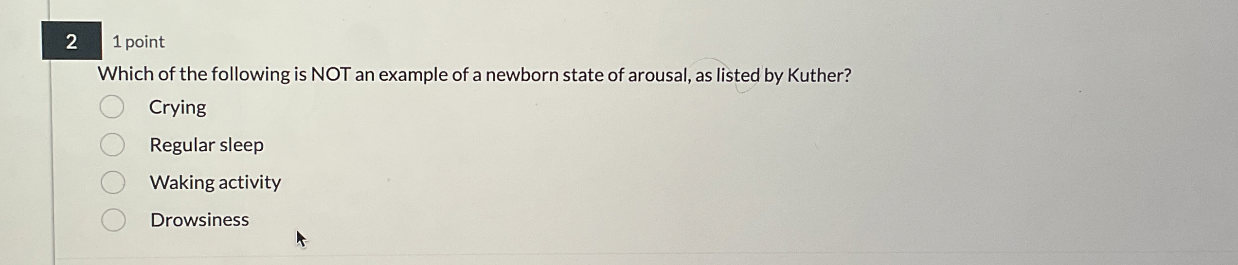 Solved 2 1 ﻿pointWhich of the following is NOT an example of | Chegg.com