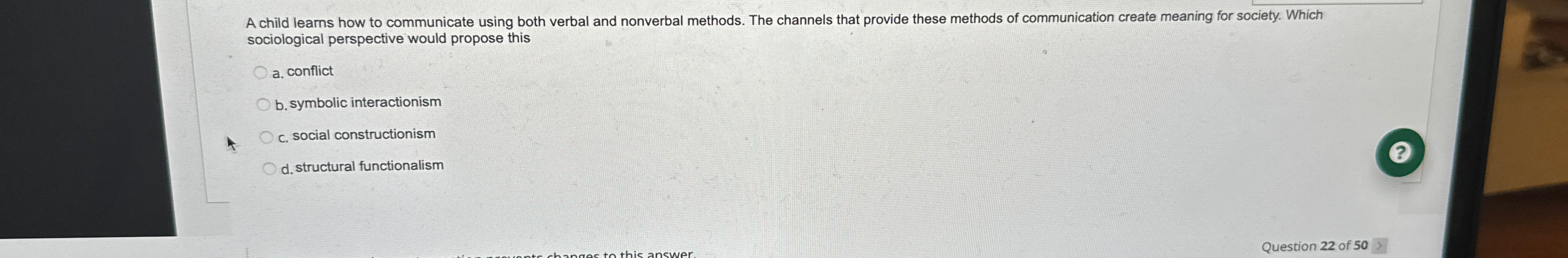 Solved A child learns how to communicate using both verbal | Chegg.com