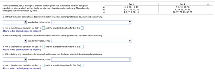 Solved Set 2 For each leered part a tough the t hen w | Chegg.com