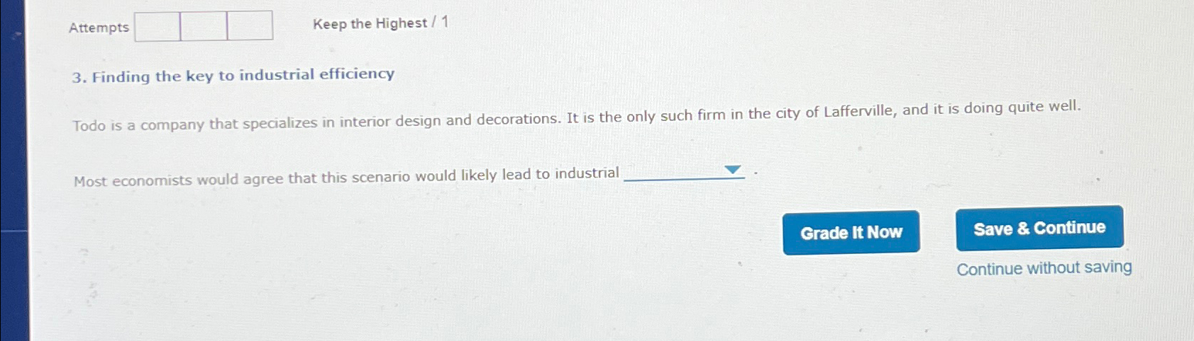Solved AttemptsKeep the Highest / 13. ﻿Finding the key to | Chegg.com