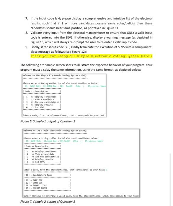 Solved Question 2 (8pts) - Simple Electronic Voting System | Chegg.com