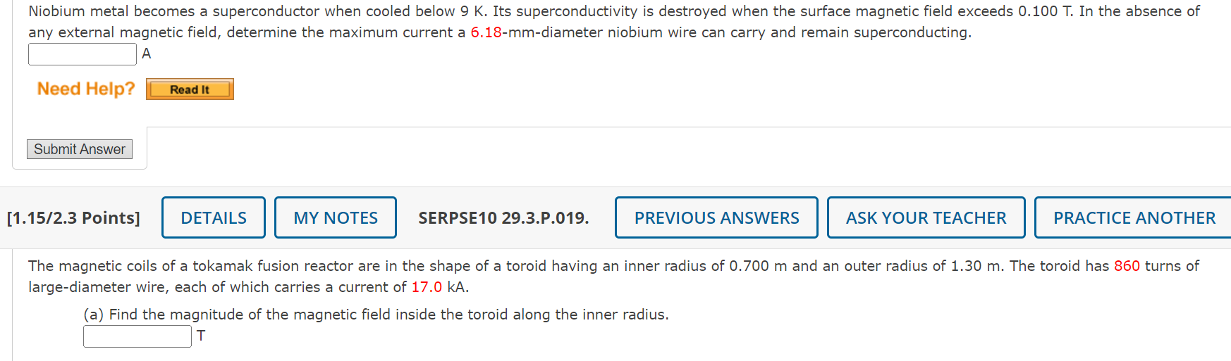 Solved Niobium metal becomes a superconductor when cooled | Chegg.com