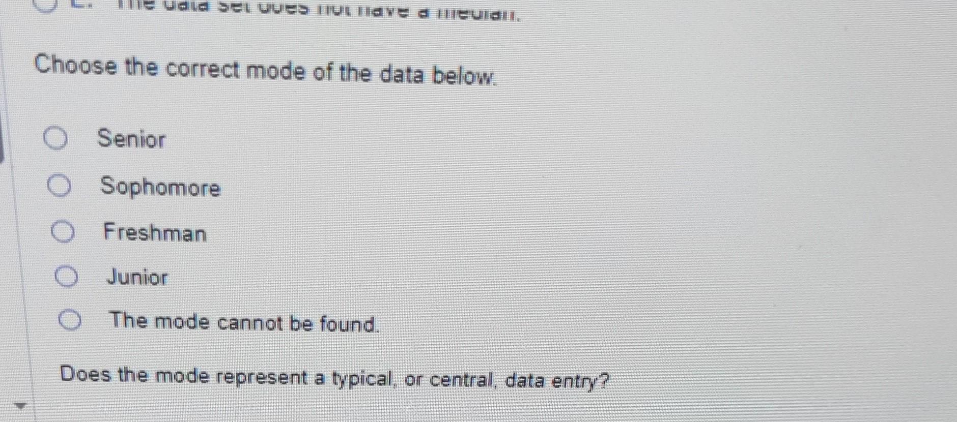 Solved Find the median. Select the correct choice below | Chegg.com