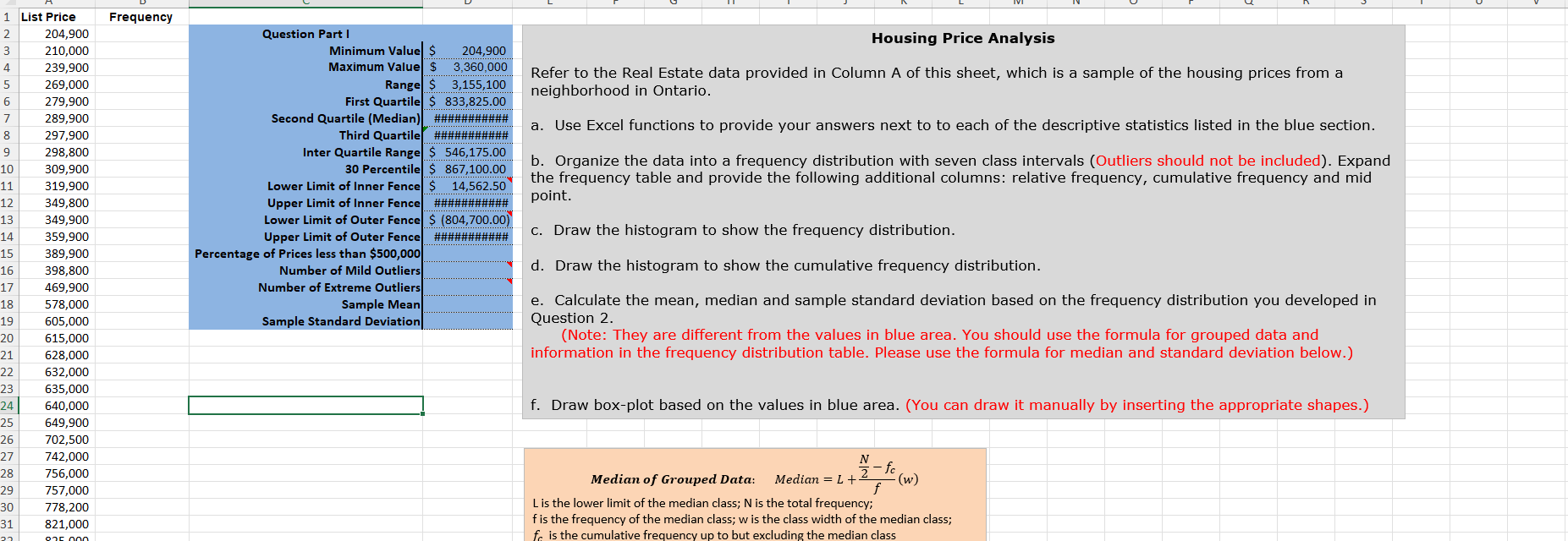 hlep me to solve this in excel step by step | Chegg.com