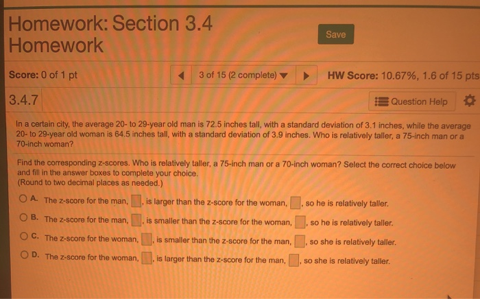 Solved Homework Section 3 4 Homework Save Score 0 Of 1 Pt