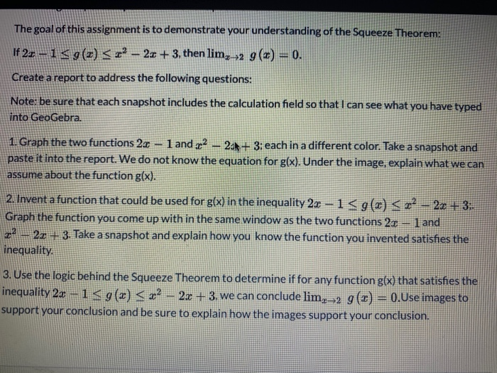Solved The goal of this assignment is to demonstrate your | Chegg.com