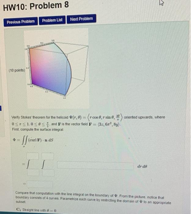 Solved W HW10: Problem 8 Previous Problem Problem List Next | Chegg.com