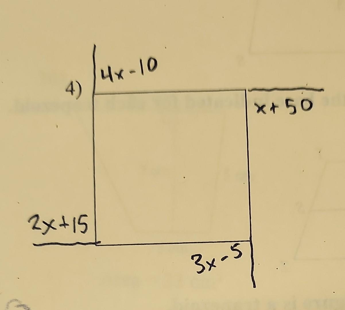 find the value of x | Chegg.com