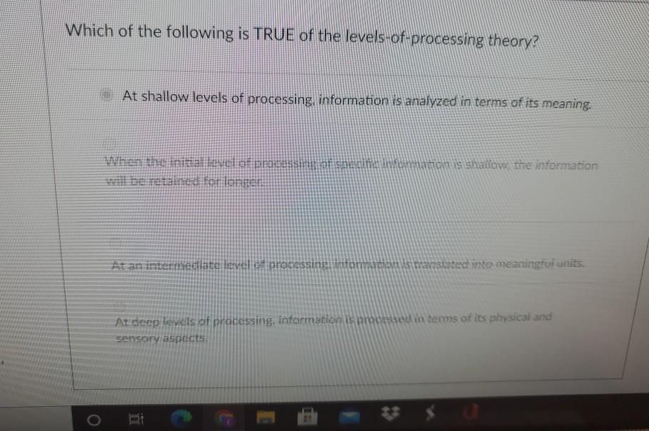 Solved Which of the following is TRUE of the | Chegg.com