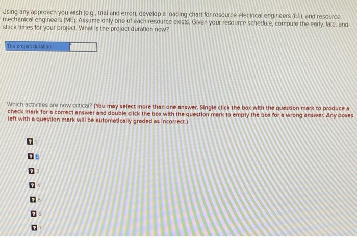 Solved EX8-4 (Static) Given the network plan that... Given | Chegg.com