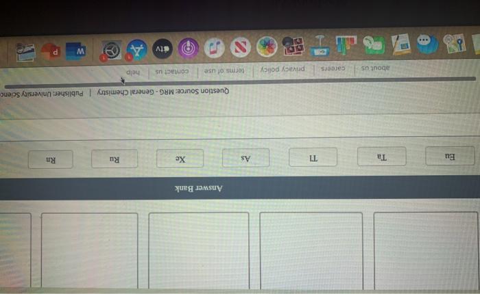 Solved Classify each element. Note that another term for | Chegg.com