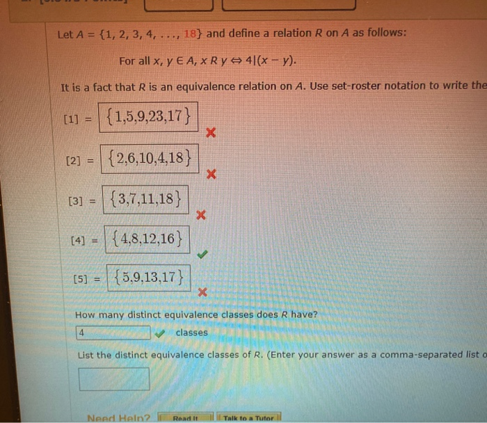 Solved Let A 1 2 3 4 18 And Define A Relation R On Chegg Solved Let A 1 2 3 4 18 And Define A Relation R On Chegg