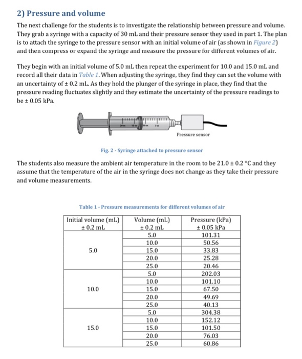 Calculation 2a: 2 pts Using the data from Table 1 and | Chegg.com