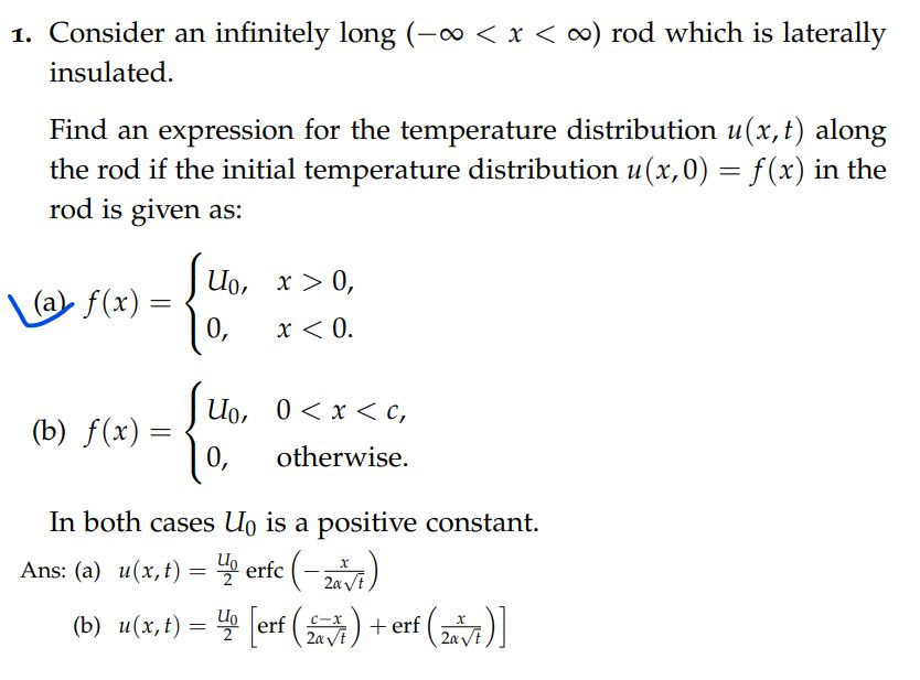 Solved Consider an infinitely long | Chegg.com