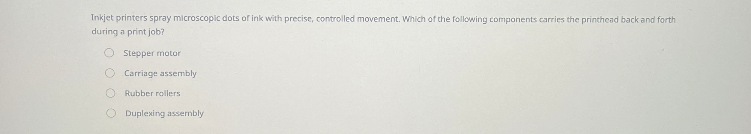 Solved Inkjet printers spray microscopic dots of ink with | Chegg.com