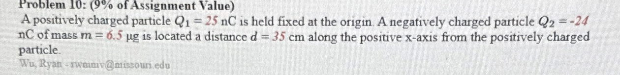 Solved Problem 10: (9% ﻿of Assignment Value)A positively | Chegg.com