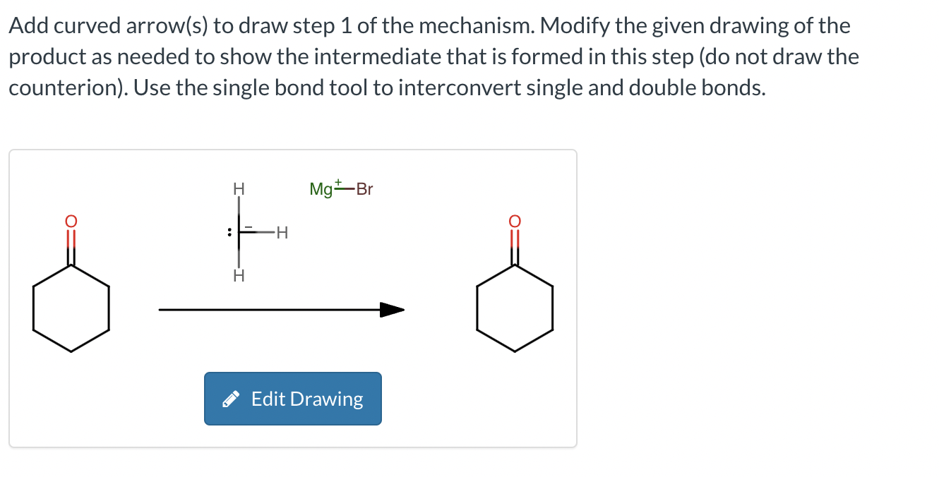 Solved Add curved arrow(s) ﻿to draw step 1 ﻿of the | Chegg.com