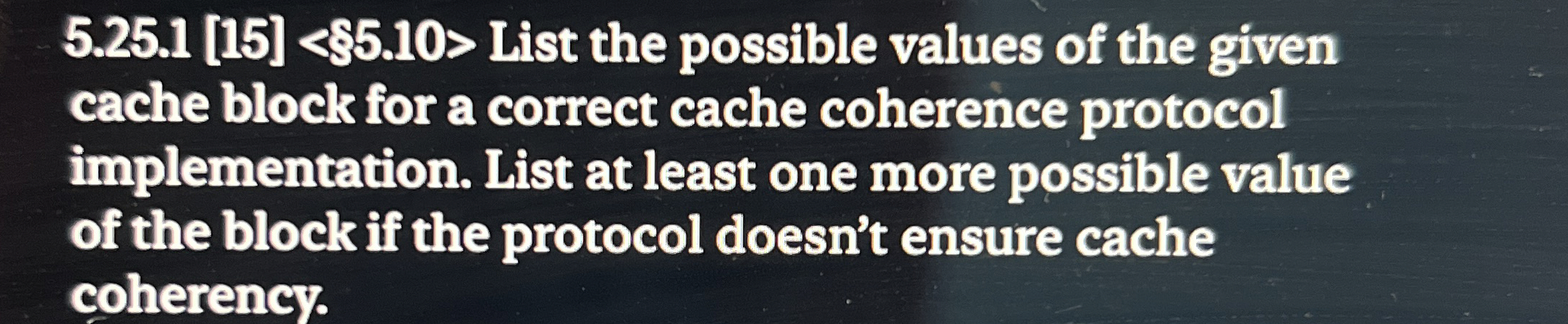 Solved 5.25.1[15] ﻿List the possible values of the | Chegg.com