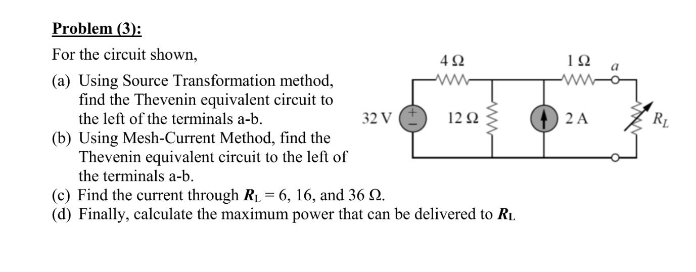 Solved Problem 3for The Circuit Showna using Source 7165