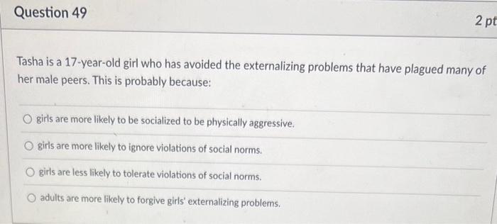 Solved Over the course of adolescence, emotions become: less | Chegg.com