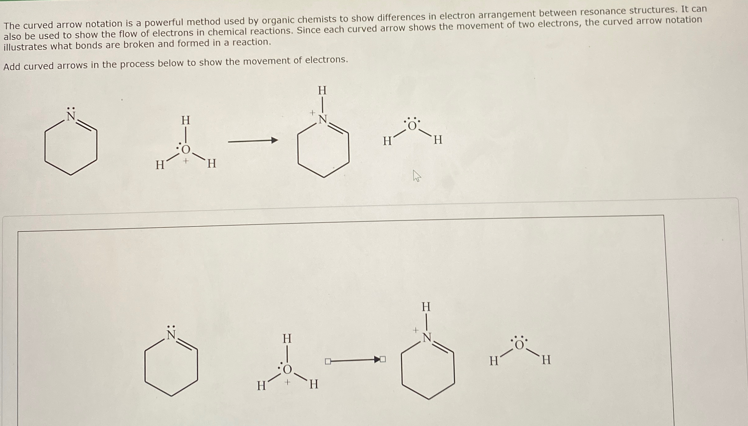 Solved The curved arrow notation is a powerful method used | Chegg.com