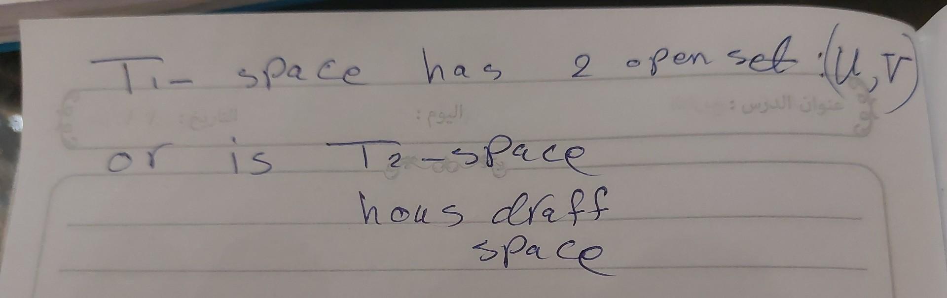 Solved Is Irir: Tr space or 12−⋯ paceTi- space has 2 open | Chegg.com
