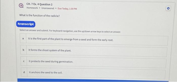 Solved CH. 7 Ex. 4 Question 2 Homework - Unanswered - Due | Chegg.com