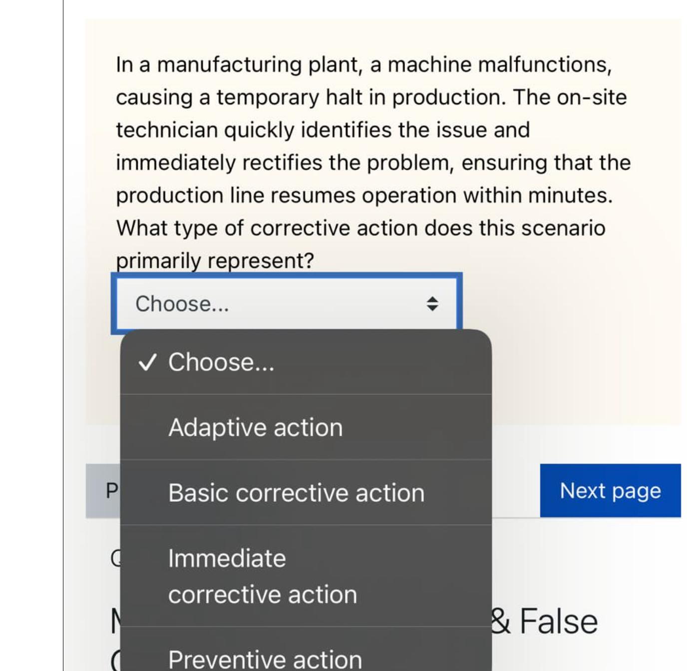 Solved In a manufacturing plant, a machine malfunctions, | Chegg.com