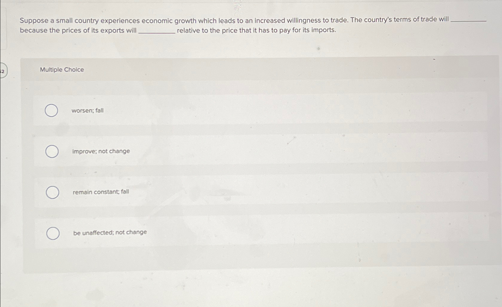 Solved Suppose a small country experiences economic growth | Chegg.com