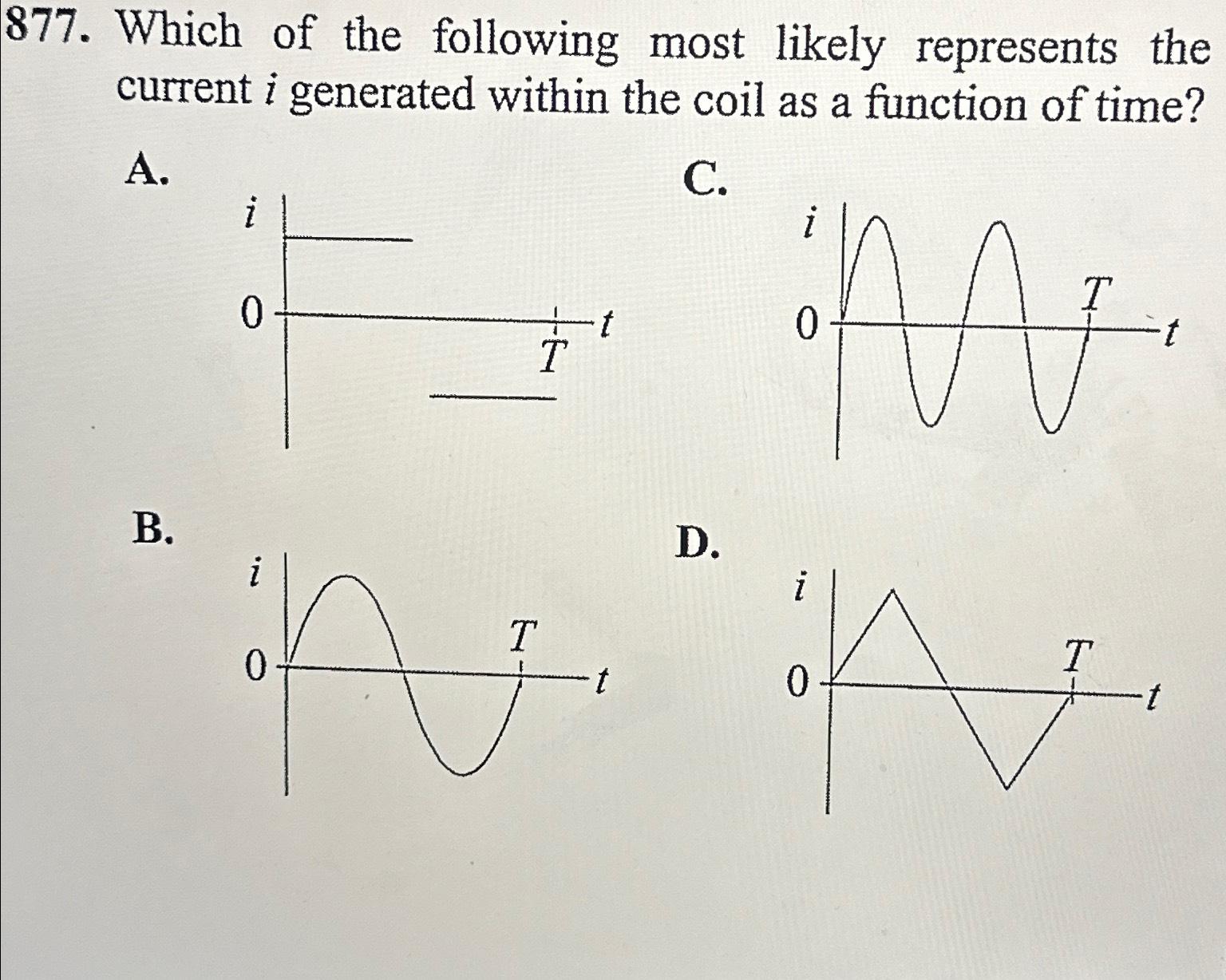 Solved Which of the following most likely represents the | Chegg.com