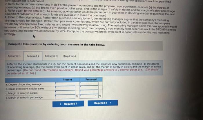 Solved Problem 6−29 (Algo) Changes in Cost Structure; | Chegg.com
