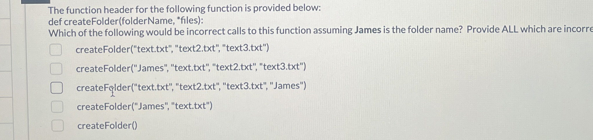 Solved The function header for the following function is | Chegg.com