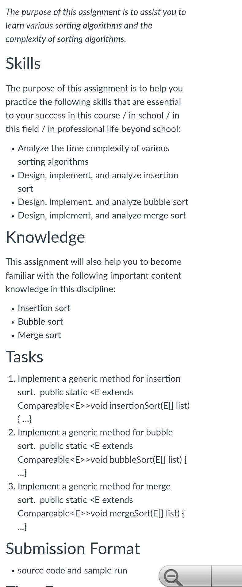 Solved java The purpose of this assignment is to | Chegg.com