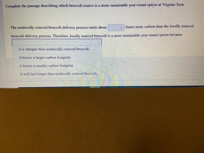 Solved In 2010 A Study Compared The Amount Of Carbon Chegg