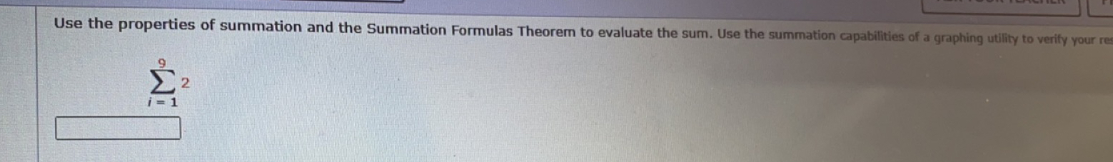 Solved Use the properties of summation and the Summation | Chegg.com