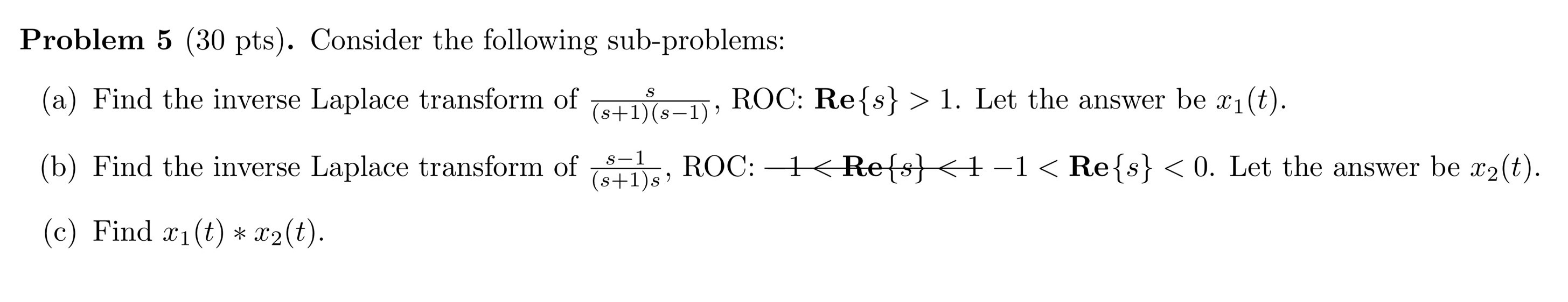 Solved Problem 5 (30 ﻿pts). ﻿Consider the following | Chegg.com