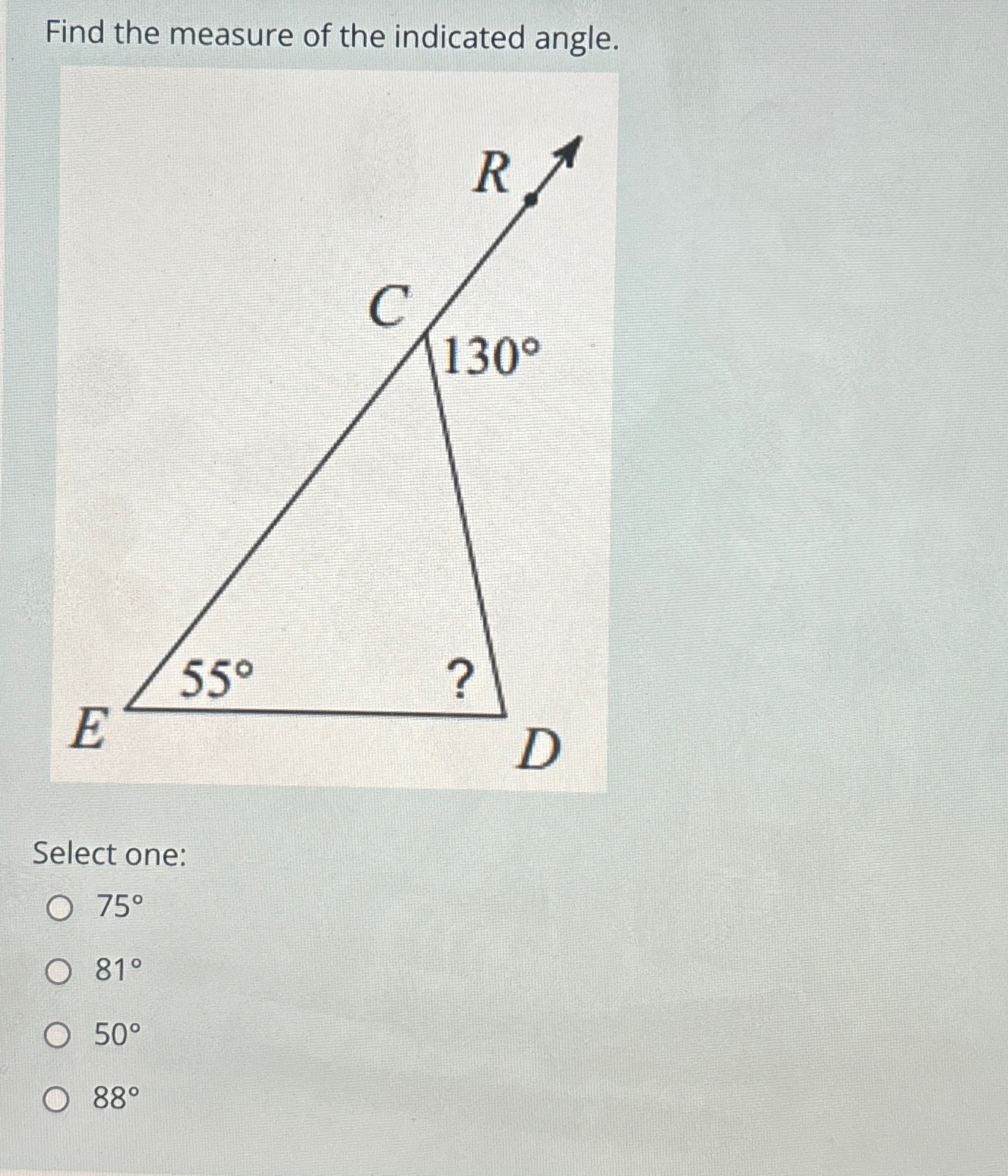 Solved Find the measure of the indicated | Chegg.com