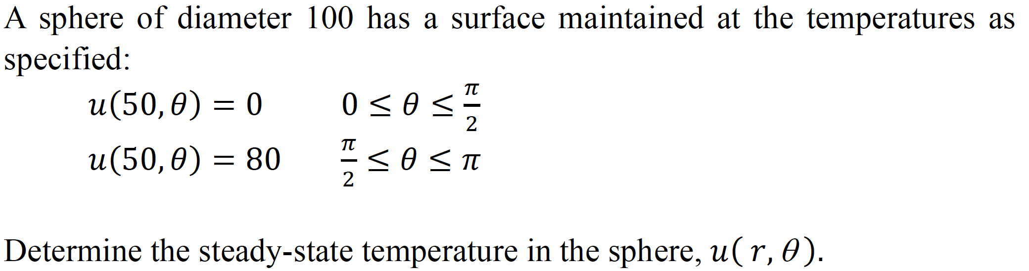 Solved Show step by step solutionA sphere of diameter 100 | Chegg.com Solved Show step by step solutionA sphere of diameter 100 | Chegg.com