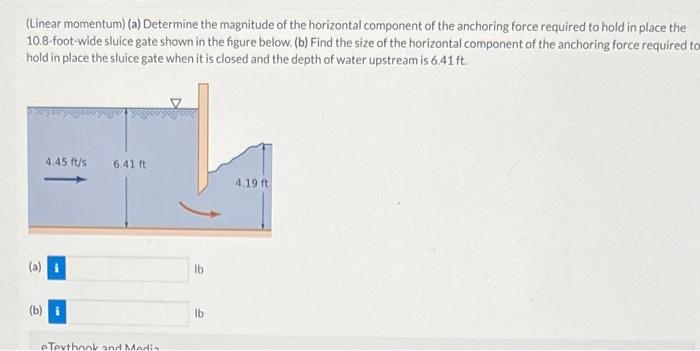 Solved (Linear momentum) (a) Determine the magnitude of the | Chegg.com