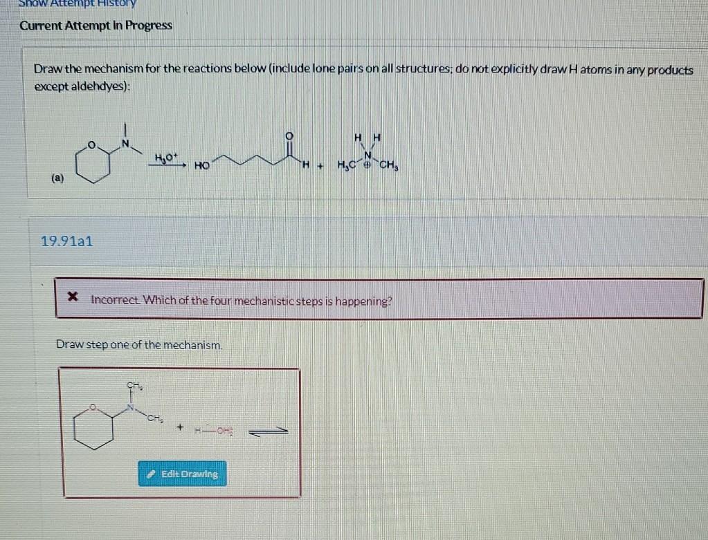 Solved Show Attempt History Current Attempt in Progress Draw | Chegg.com
