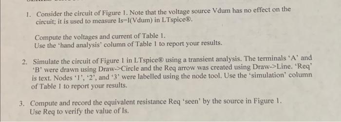 Solved Figure 1. Series circuit Table 1. Series circuit | Chegg.com