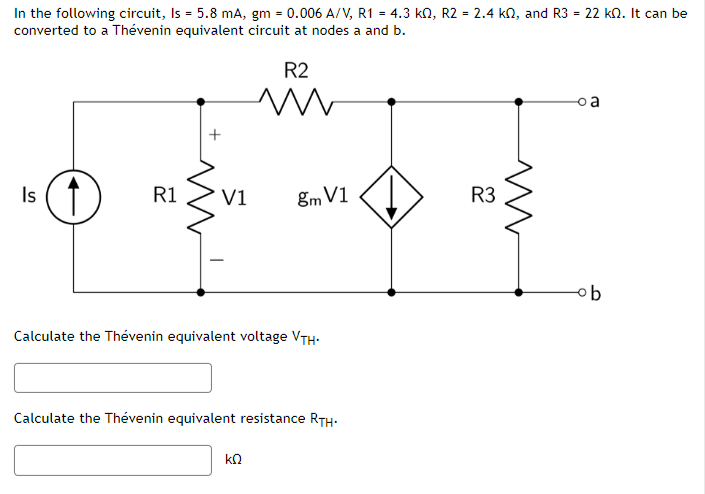 Solved Find the thevenin equivalent voltage | Chegg.com