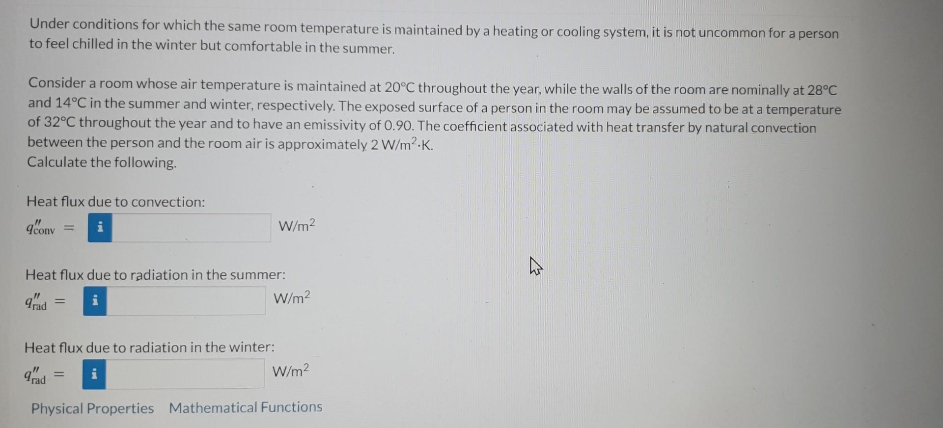 Solved Under conditions for which the same room temperature | Chegg.com