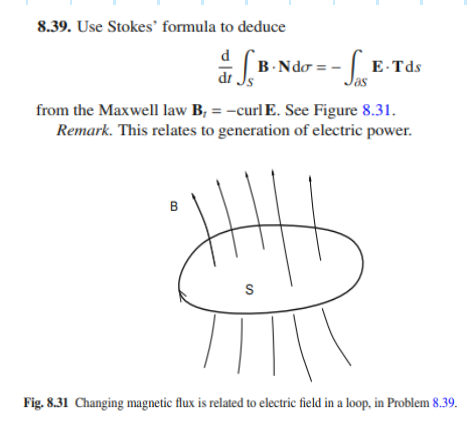 Solved 8.39. Use Stokes' formula to deduce | Chegg.com