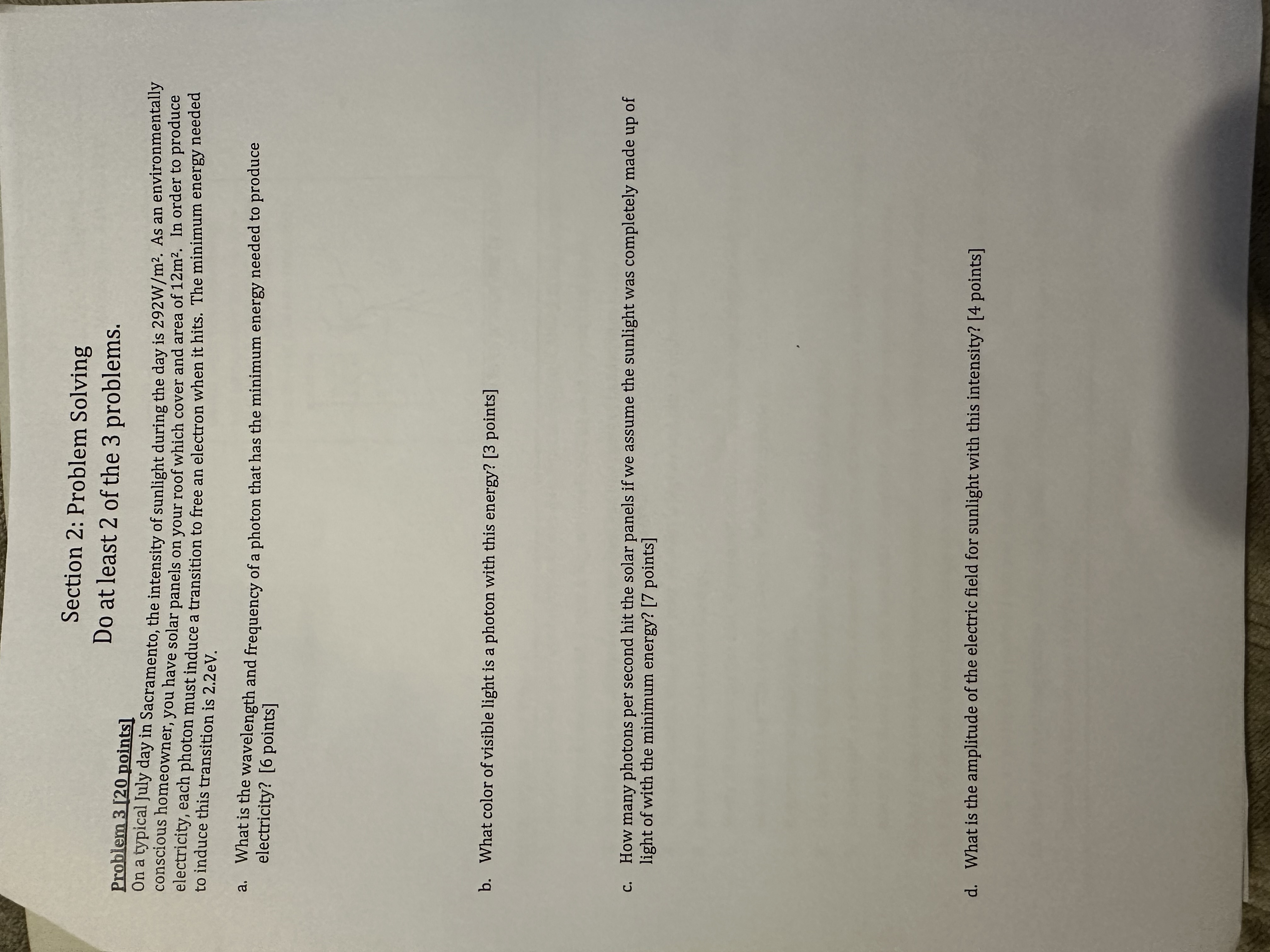 Solved Section 2: Problem SolvingDo at least 2 ﻿of the 3 | Chegg.com