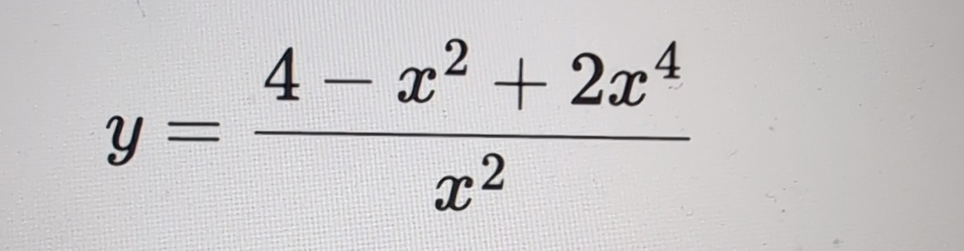 Solved y=4-x2+2x4x2 , ﻿find derivatives | Chegg.com